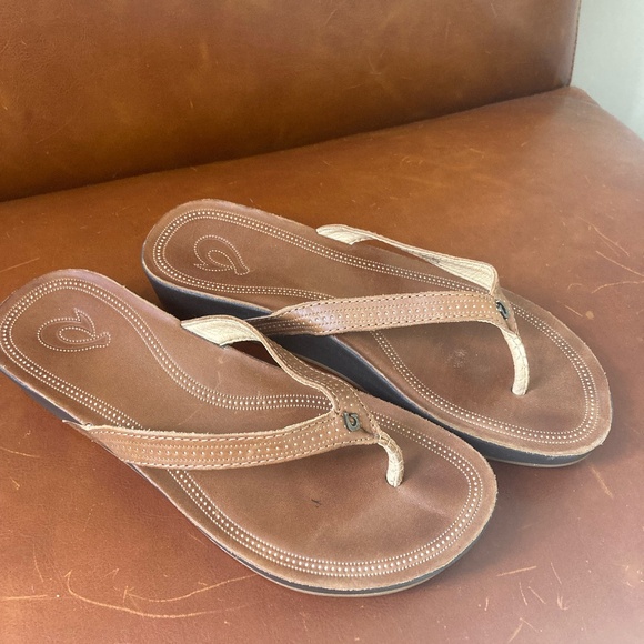 OluKai | Shoes | Olukai Ola Wedge Flip Flop Sandal | Poshmark